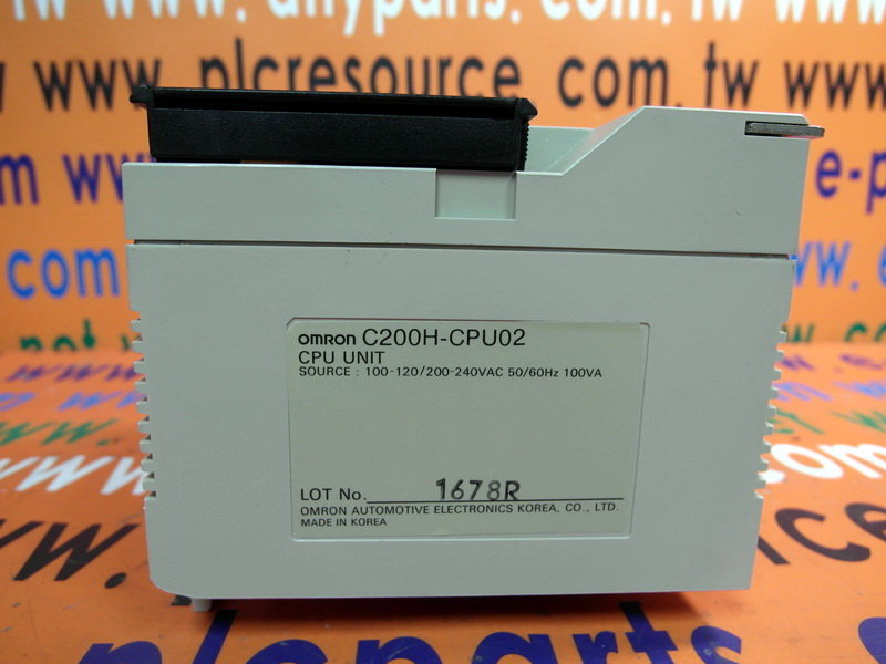 OMRON C200H-CPU02 - 裕益科技自動化設備可程式編碼器PLC分散式控制系統DCS